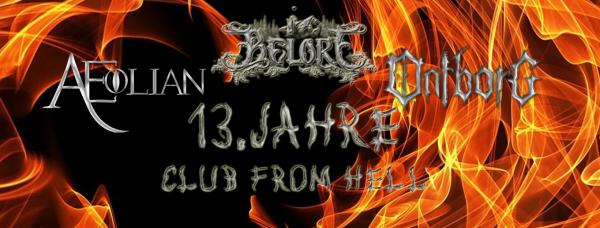 08.02.2025 18:00 Uhr - "13 Jahre From Hell mit Aeolian, Ontborg, Belore ...